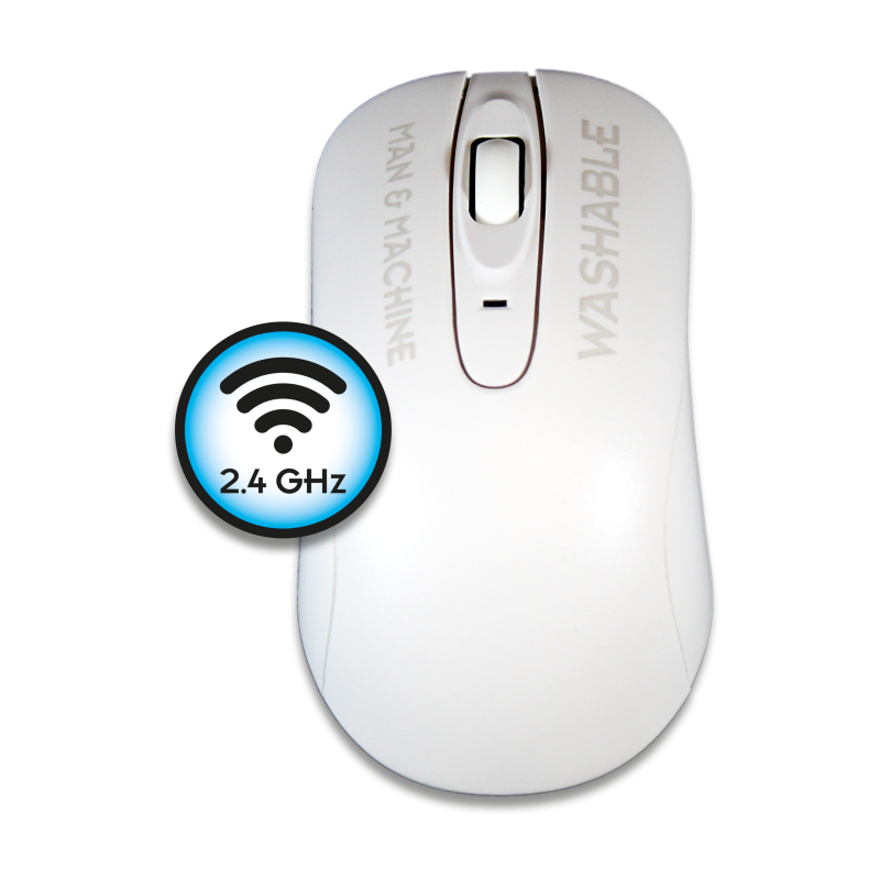 Man & Machine C Mouse Washable Wireless Hygiene Maus