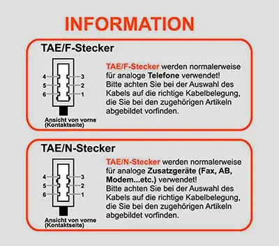 Telefonkabel & Telefonadapter für alle Telefone