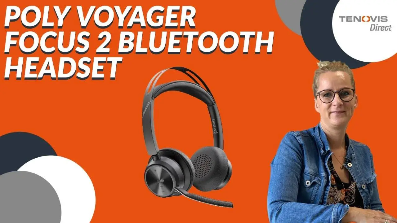 Poly Voyager Focus 2 UC Bluetooth Headset inkl. Ladeschale USB-C